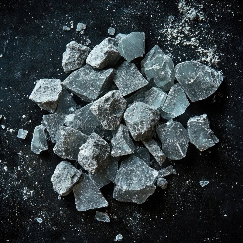 Raw Lithium Samples on a Dark Surface, Highlighting the Future of ...