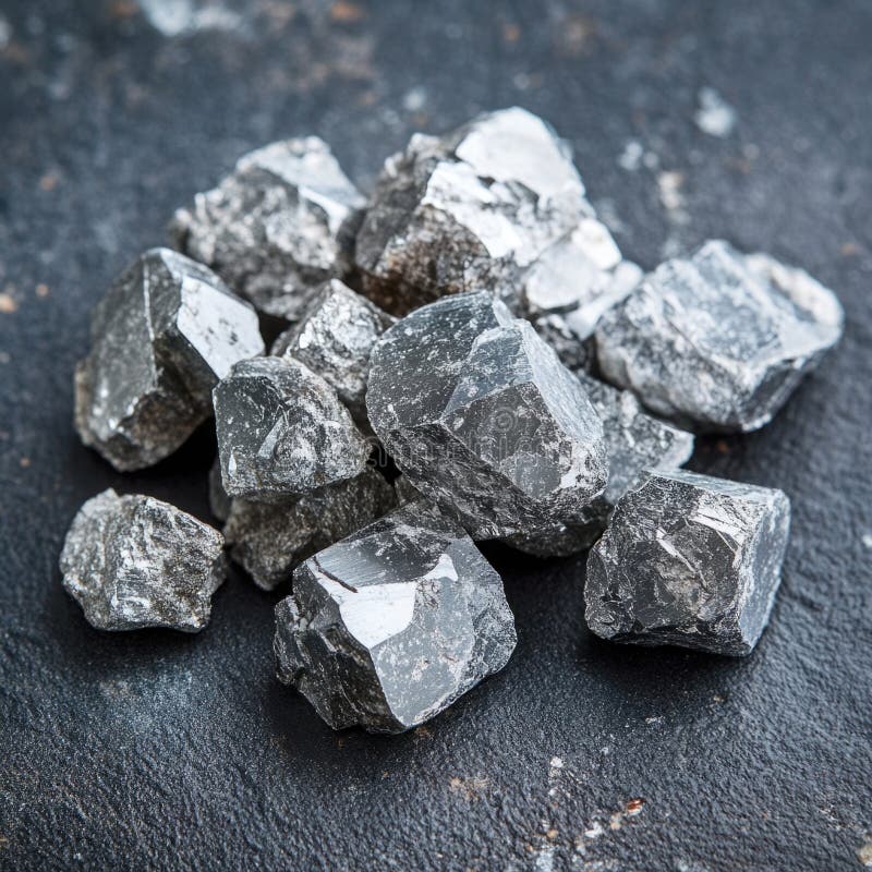 Raw Lithium Samples on a Dark Surface, Highlighting the Future of ...