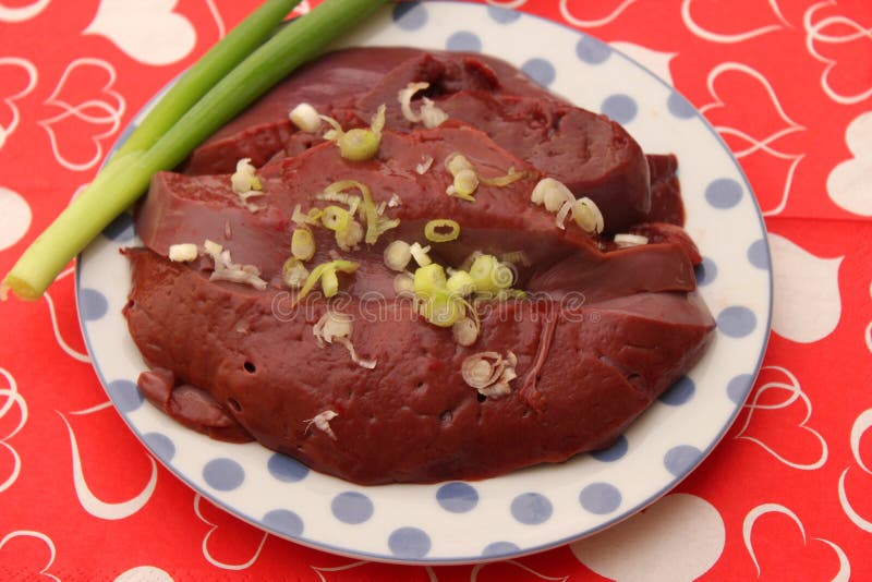 Raw Liver stock image. Image of meat, food, fresh, spring - 97243749