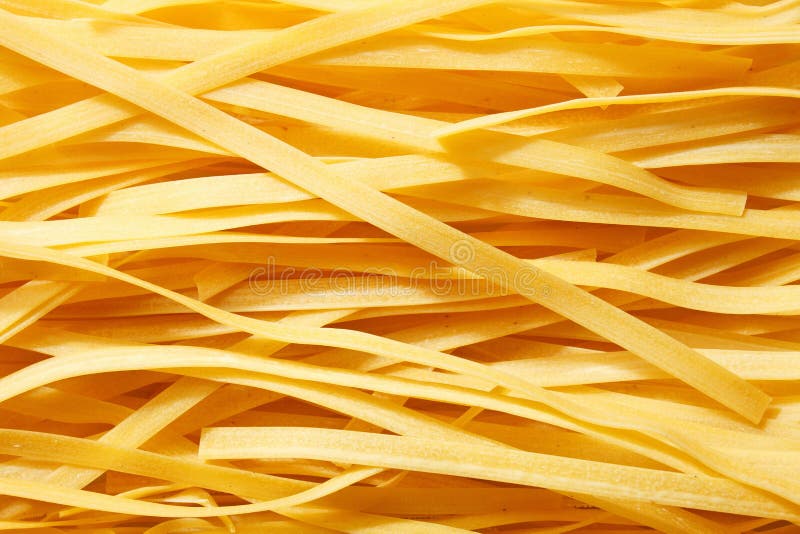 Raw, Long Tagliatelle Pasta Stock Image - Image of corn, fresh: 29136209