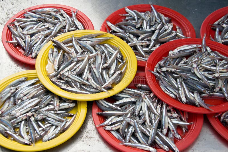 Raw Macarel Fish on Market To Making Stock Photo - Image of market ...