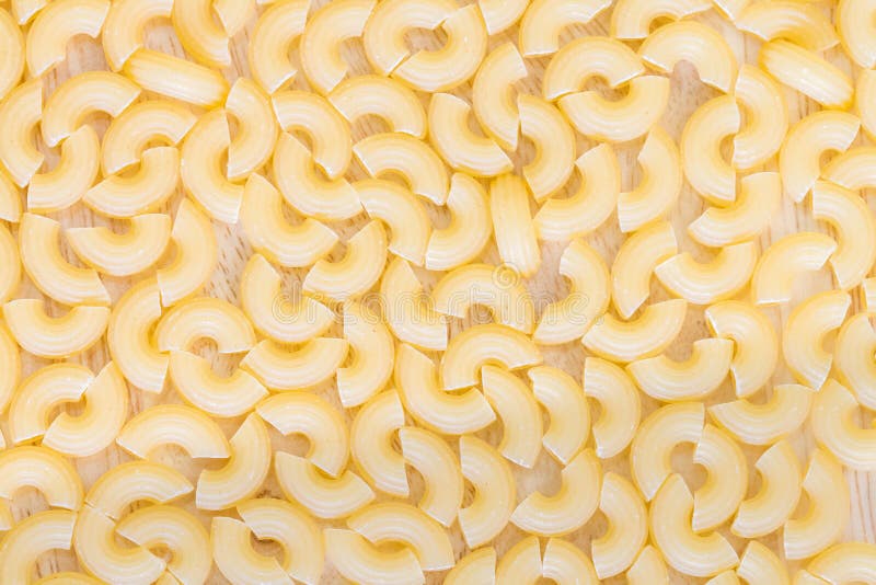 Raw macaroni pasta stock photo. Image of hollow, shaped - 56302326
