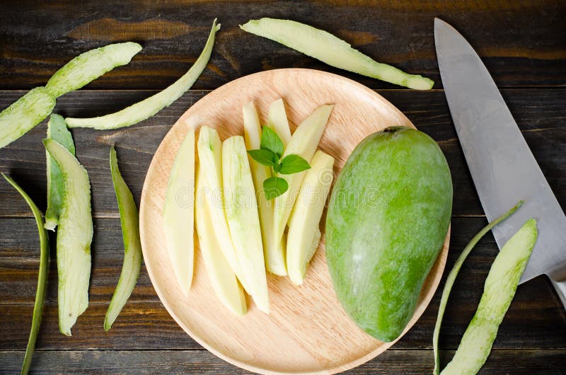 Raw mango stock image. Image of diet, asia, tropical - 78292621