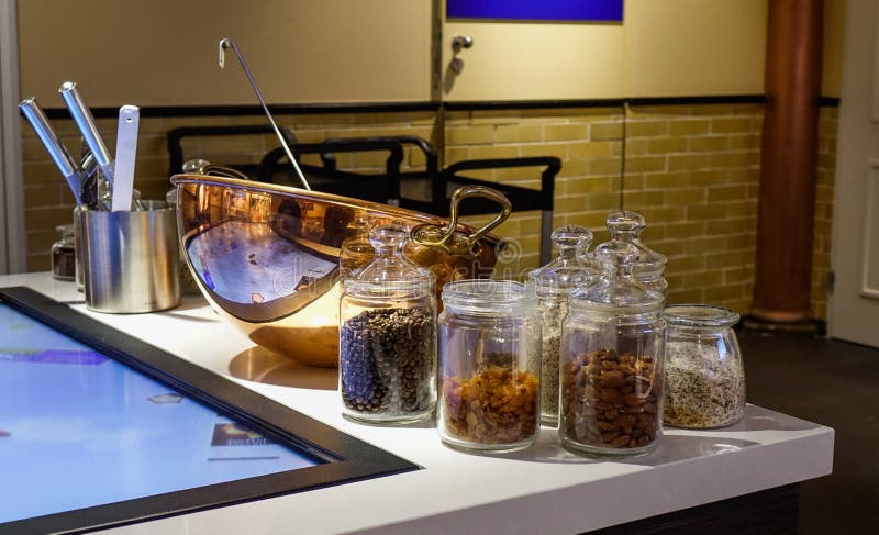 Raw Material for Chocolate Productions Stock Image - Image of color ...