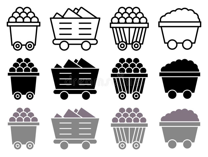 Raw material icon vector stock vector. Illustration of industry - 348102465
