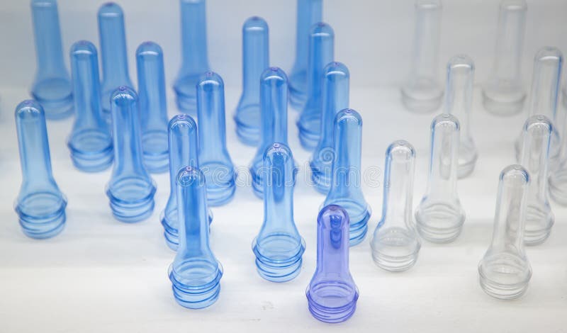 Raw Material Plastic Bottle Blowing Machine Stock Image - Image of ...