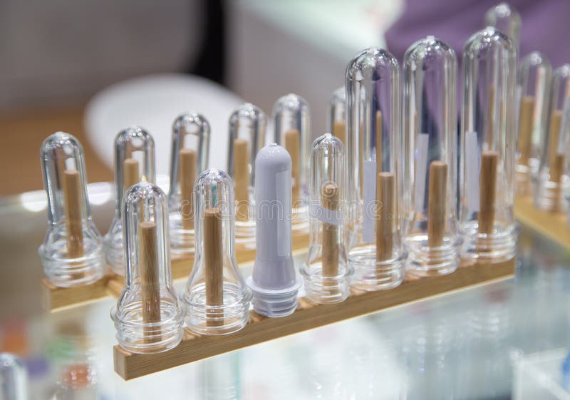 Raw Material Plastic Bottle Blowing Machine Stock Image - Image of ...