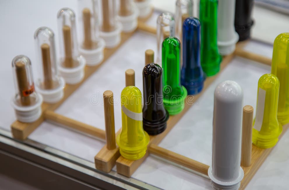 Raw Material of Plastic Bottle Stock Photo - Image of production ...