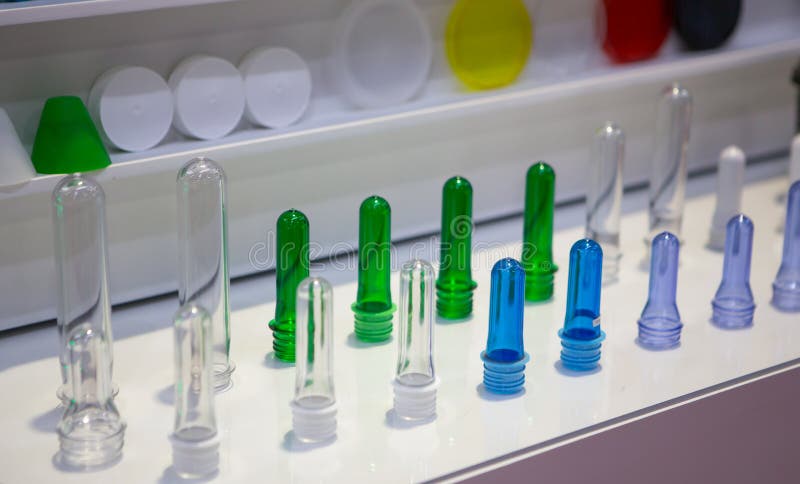 Raw Material Tubes for Making Plastic Bottle Stock Photo - Image of ...