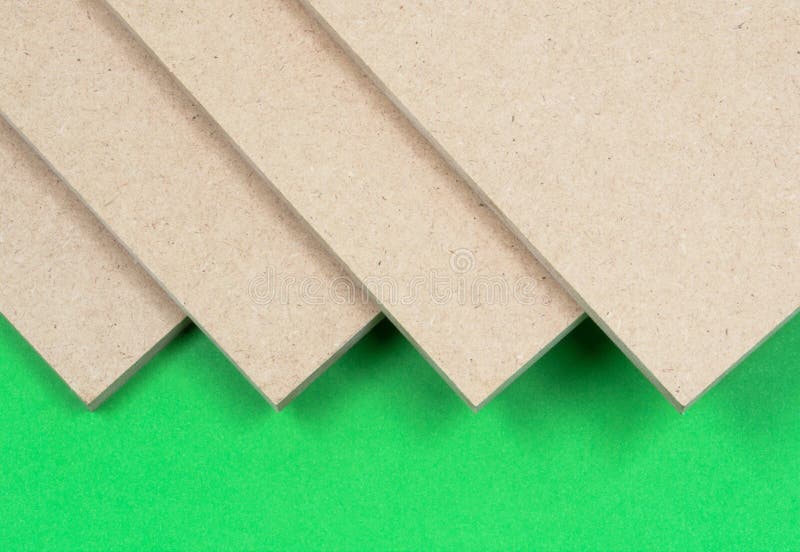 Raw MDF Boards Suitable for Use in the Construction Industry. Stock ...
