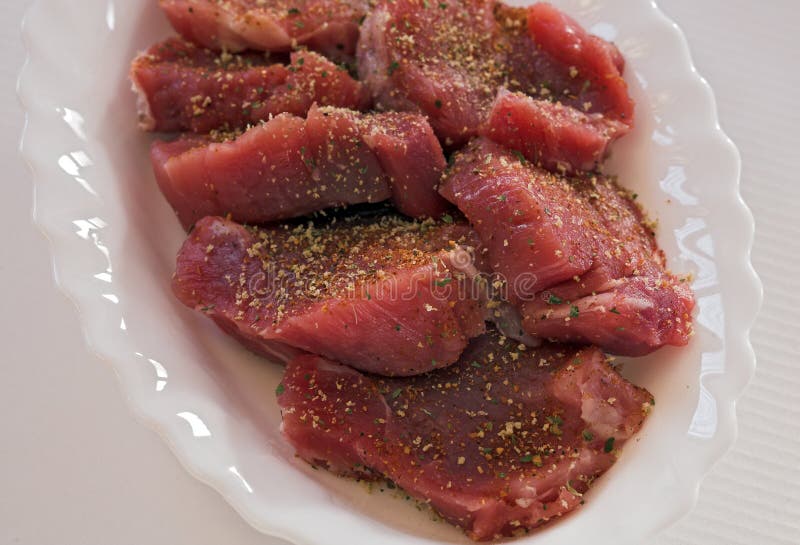 Raw meat stock photo. Image of cooking, hunger, spices - 1627978