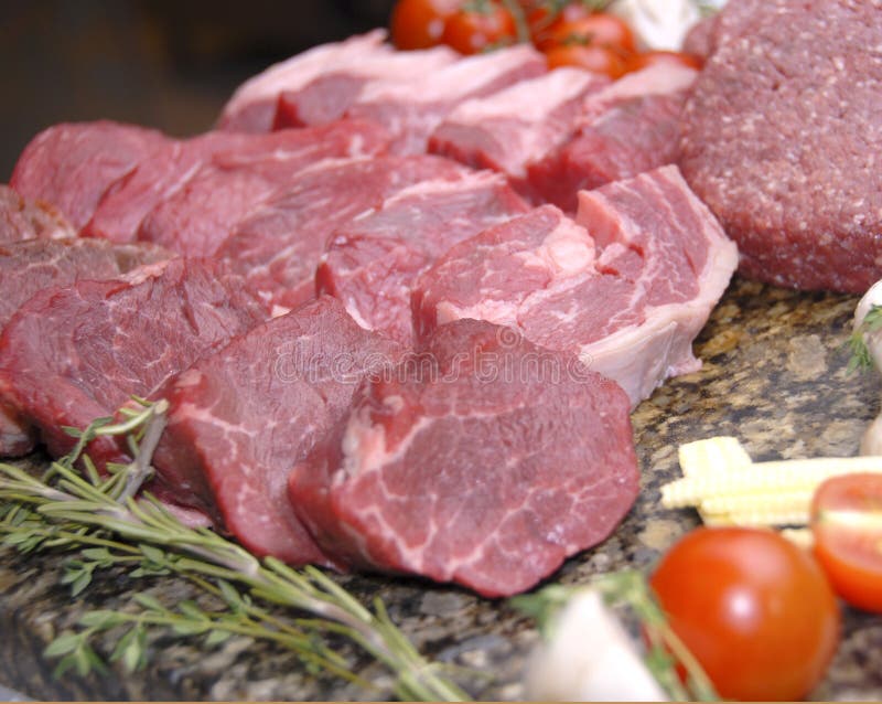 Raw meat stock image. Image of ground, meat, cutting - 17051875