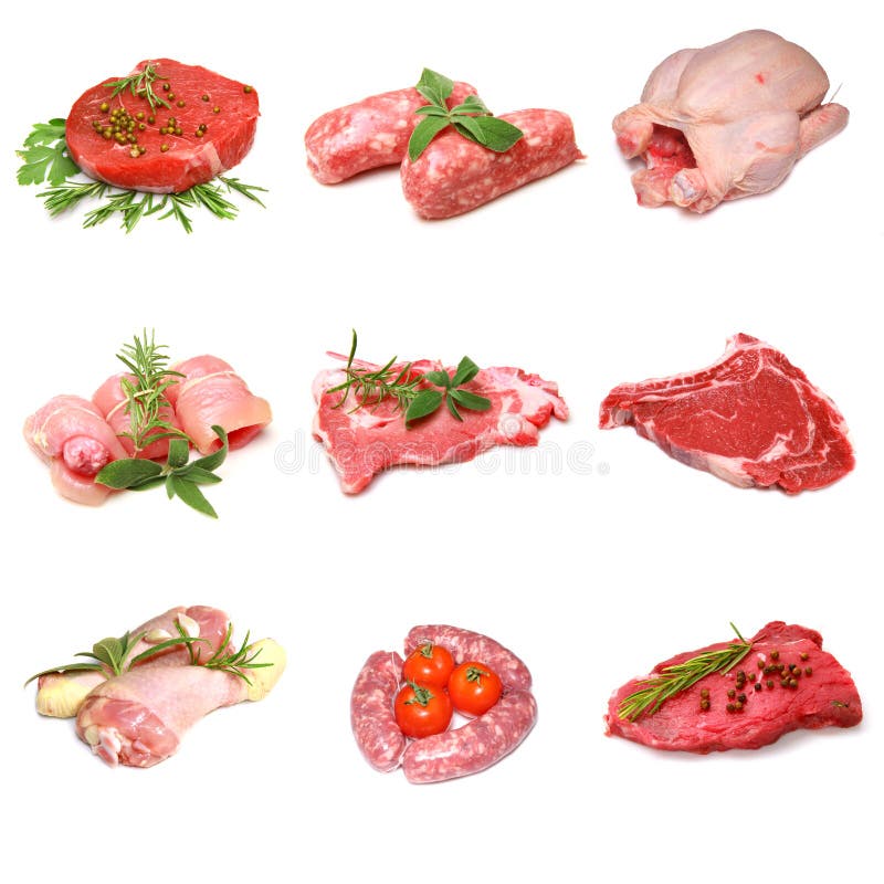 Raw meat stock photo. Image of white, variety, tenderloin - 19714058