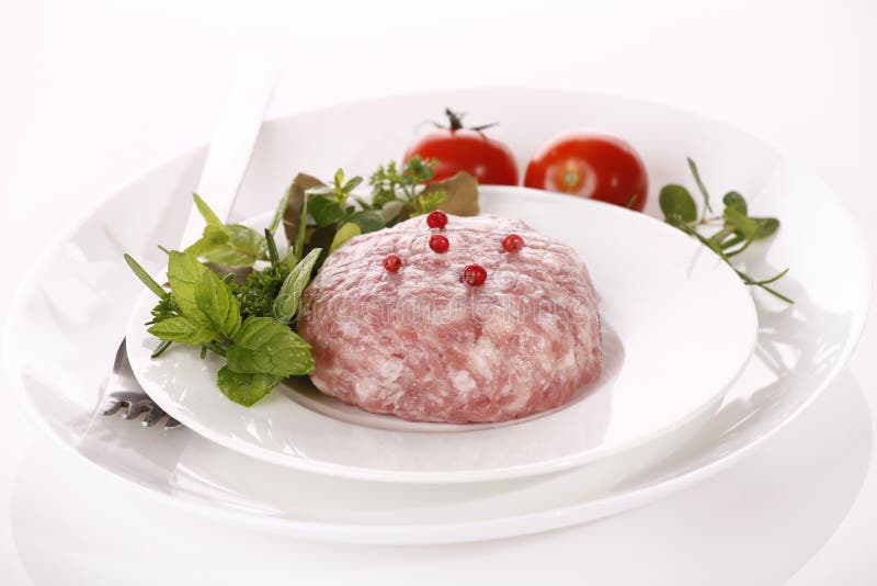 Raw meat stock image. Image of tomato, green, chicken - 20157635