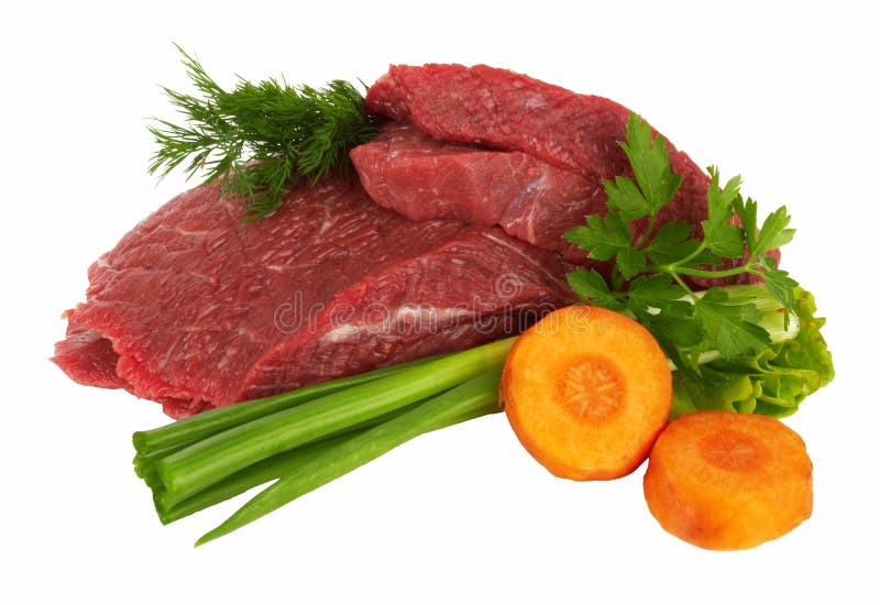 Raw meat stock image. Image of healthy, orange, bright - 23738507