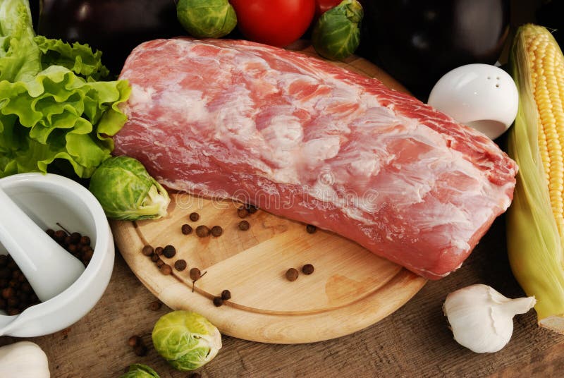 Raw meat stock image. Image of ingredients, cabbage, fresh - 26537251