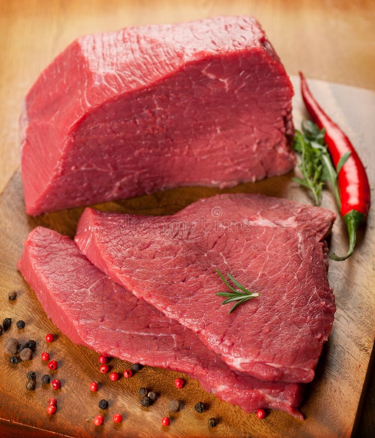 Raw meat beef stock photo. Image of restaurant, sliced - 27160646