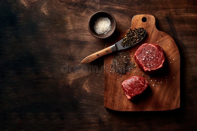 Raw Meat Cinematic Scene, Generative AI Stock Illustration ...