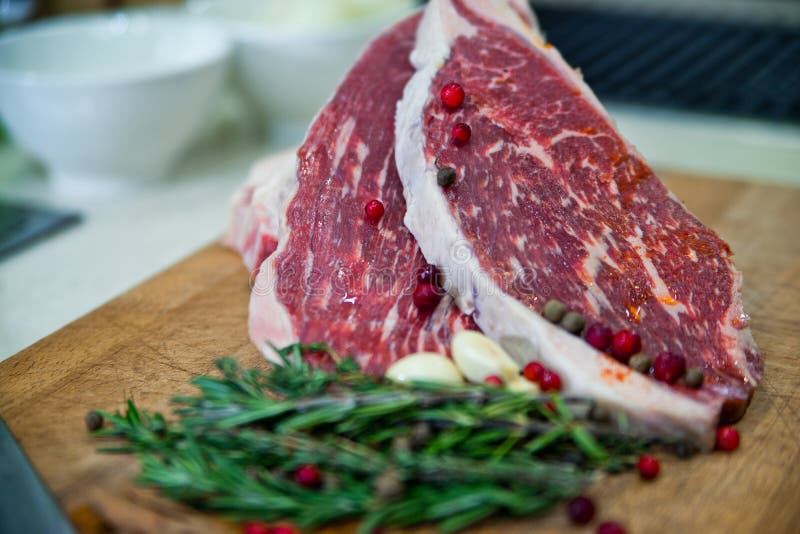 Raw meat before cooking stock image. Image of food, board - 142524365