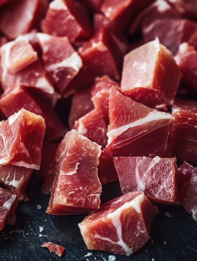 Raw Meat on Cutting Board stock photo. Image of recipe - 376289240