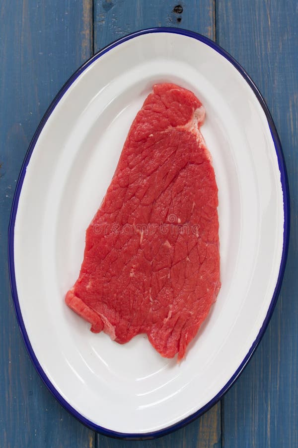 Raw meat on dish stock image. Image of dinner, meat, color - 51360001