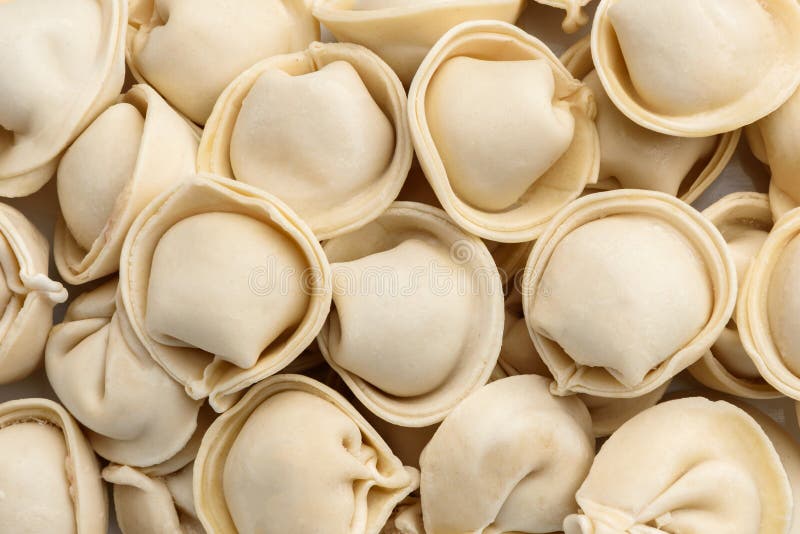 Raw Meat Dumplings Texture or Background. Stock Image - Image of tasty ...