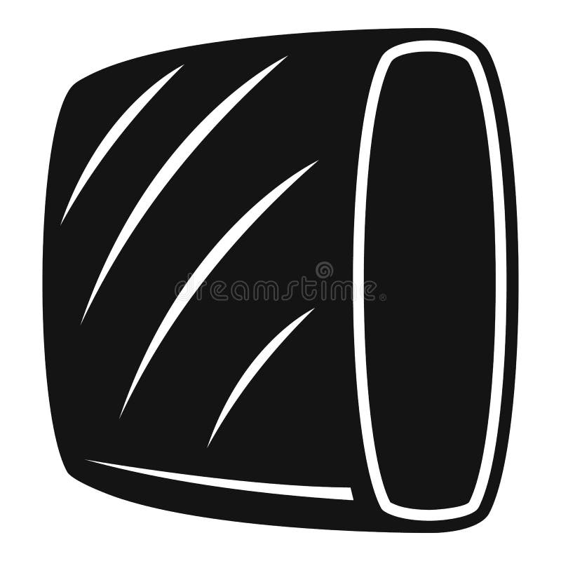 Raw Meat Icon, Simple Style Stock Illustration - Illustration of meat ...