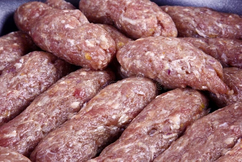 Raw meat - kofta stock image. Image of homemade, culture - 30556307