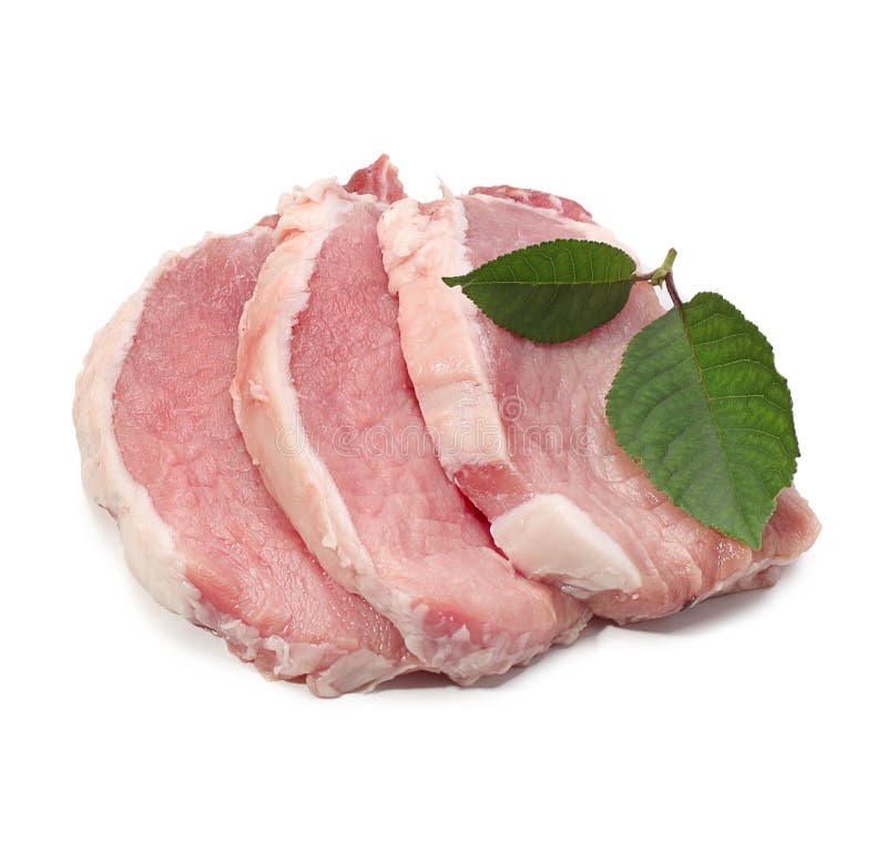 Raw meat with leaf stock image. Image of blood, preparation - 17147467