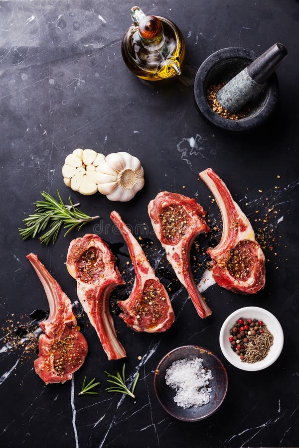 Raw meat mutton lamb ribs stock image. Image of mutton - 50620725