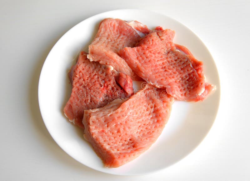 Raw meat on plate. stock photo. Image of mutton, barbecue - 70881100