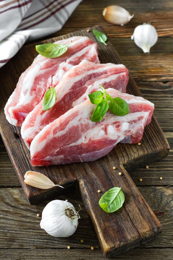 Raw meat stock photo. Image of loin, roast, rustic, barbecue - 35794722