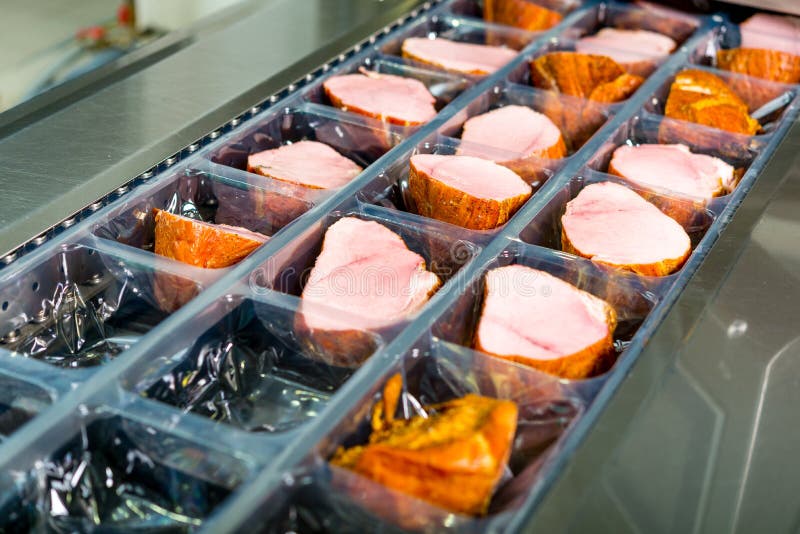 Raw meat production stock image. Image of industrial - 82910103