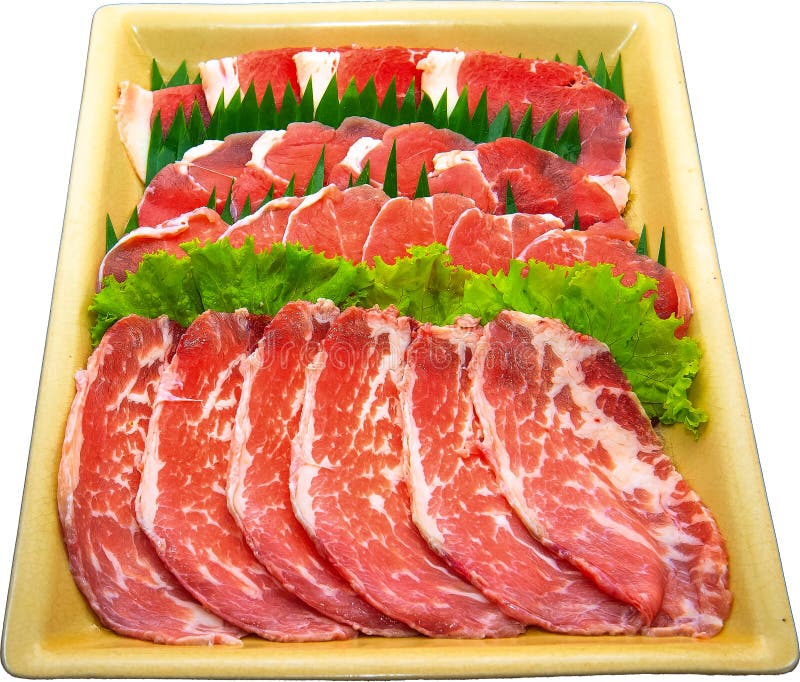 Raw Meat Slice stock photo. Image of slice, food, beef - 42496202