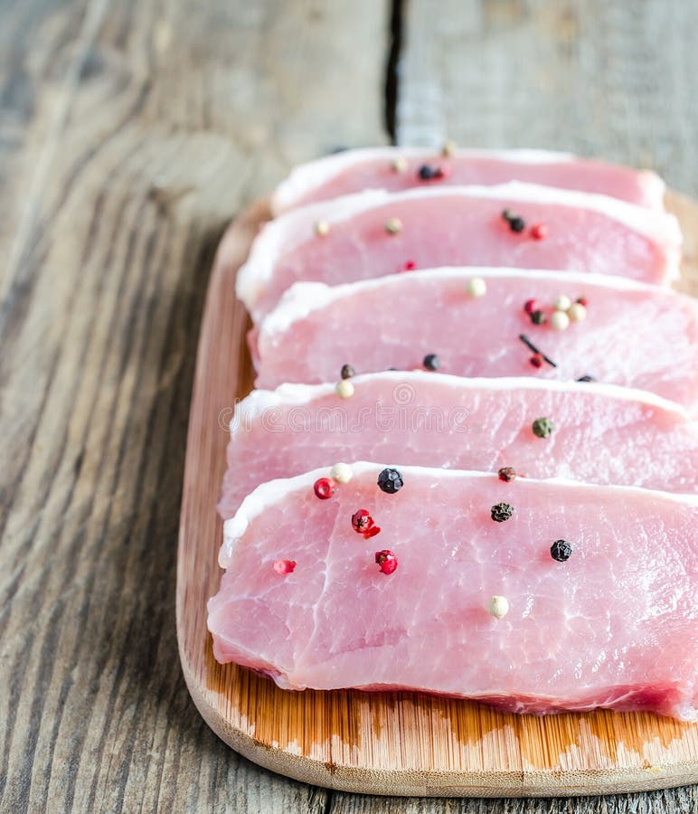 Raw meat steaks stock image. Image of pink, protein, group - 39848711