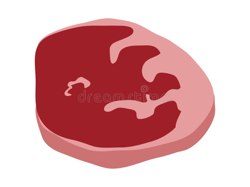 Raw Meat vector stock illustration. Illustration of background - 221039499