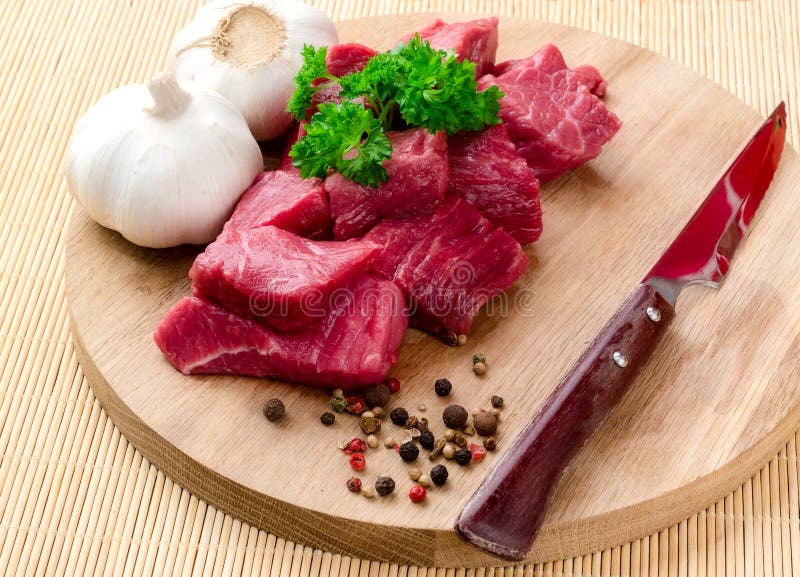 Raw meat stock image. Image of fresh, nutrition, parsley - 33360669