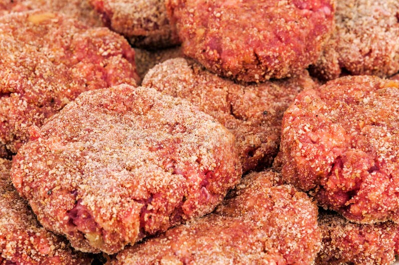 Raw meatballs texture stock photo. Image of cooking, space - 84726020