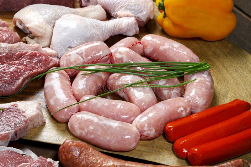 Raw meats stock photo. Image of dish, dinner, background - 60161816