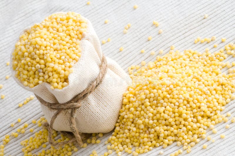 Raw Millet stock photo. Image of close, macro, cooking - 7645764