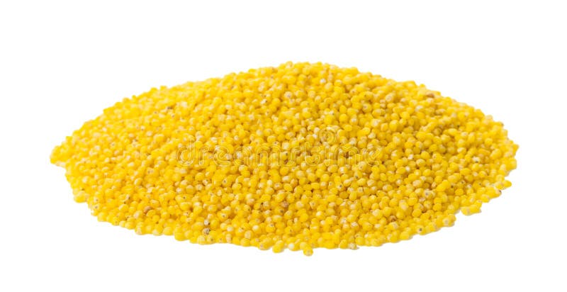 Raw millet closeup stock image. Image of healthy, dietary - 112953193