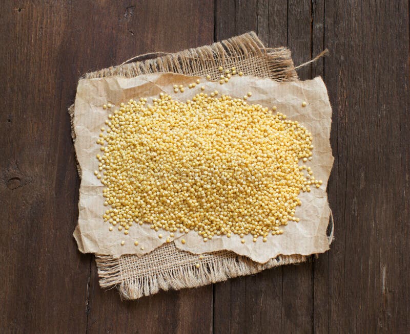 Raw millet stock photo. Image of detail, dried, vegetarian - 60015984