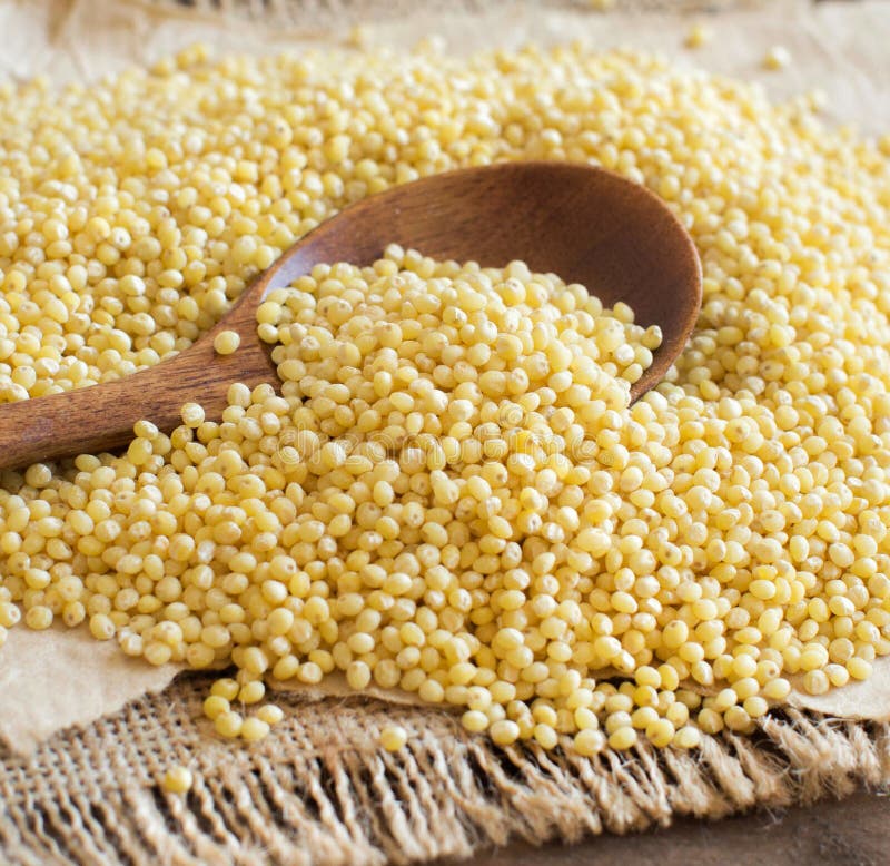 Raw millet stock photo. Image of nutritious, proso, diet - 59849368