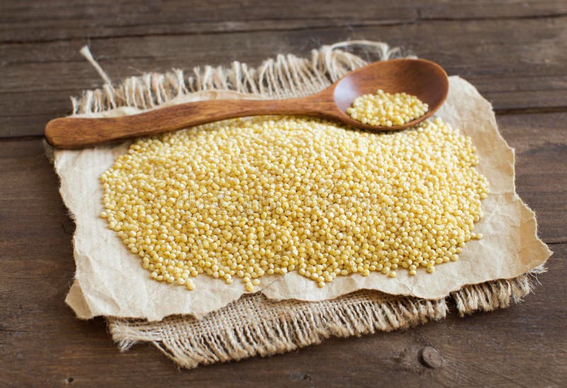Raw millet stock photo. Image of fiber, diet, natural - 60015984