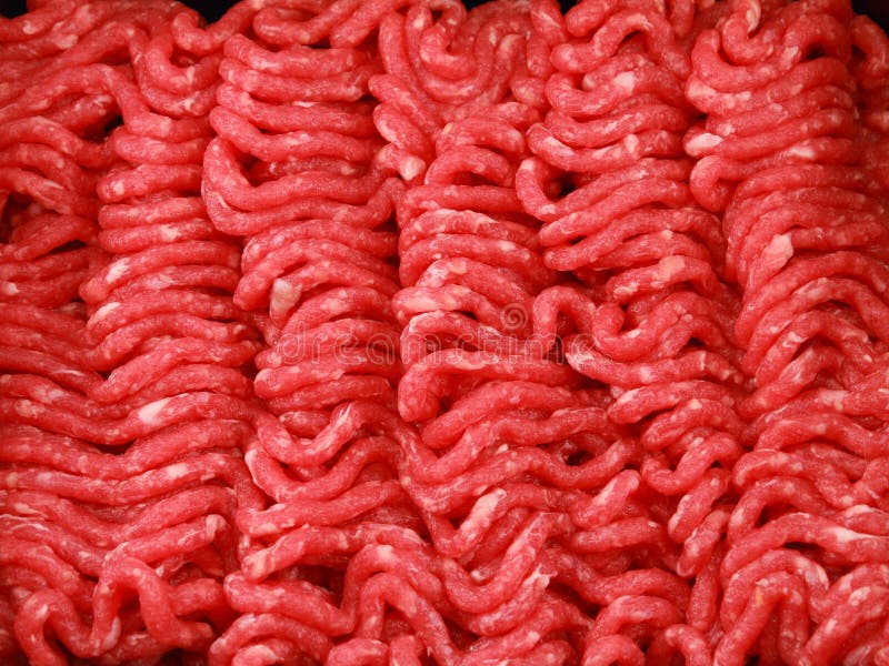 Raw minced beef close-up stock image. Image of mince - 19254541