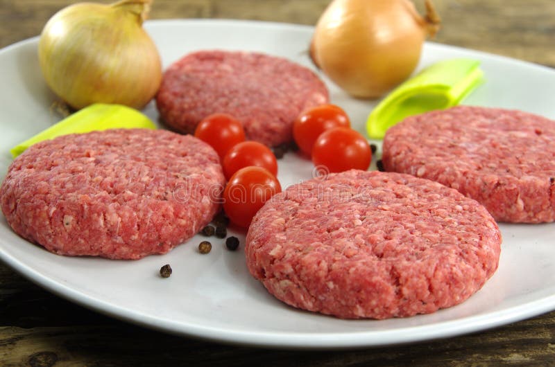 Raw minced beef meat stock photo. Image of burger, ingredient - 47078314