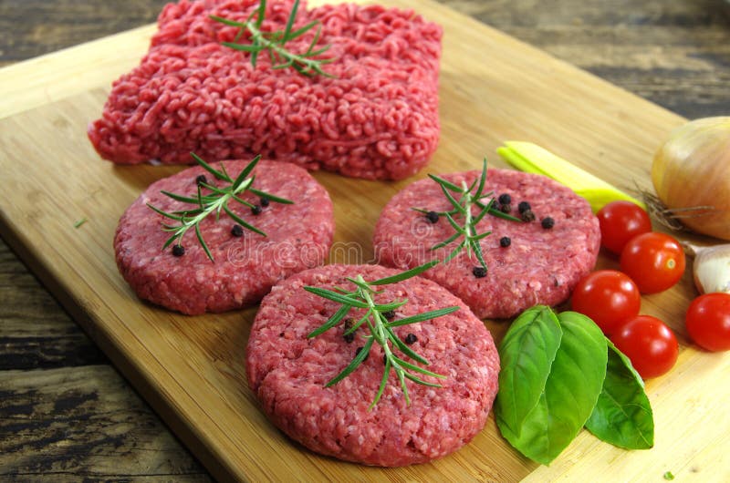 Raw minced beef meat stock photo. Image of beef, meat - 47078536