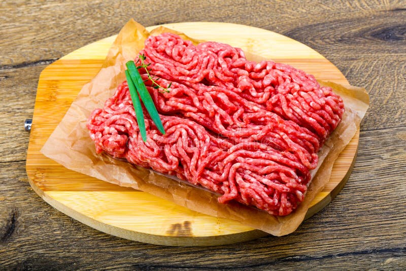 Minced beef stock image. Image of pork, rustic, burger - 112078919