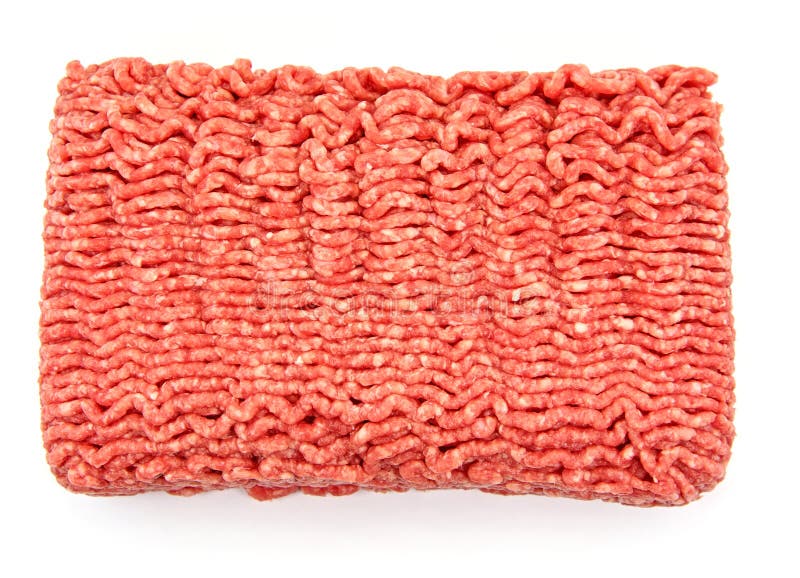 Raw Minced Meat in a Close-up Stock Image - Image of minced, meat ...