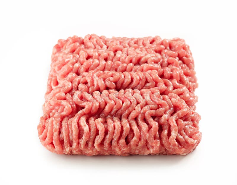 Raw minced meat stock image. Image of pink, mincemeat - 138616185